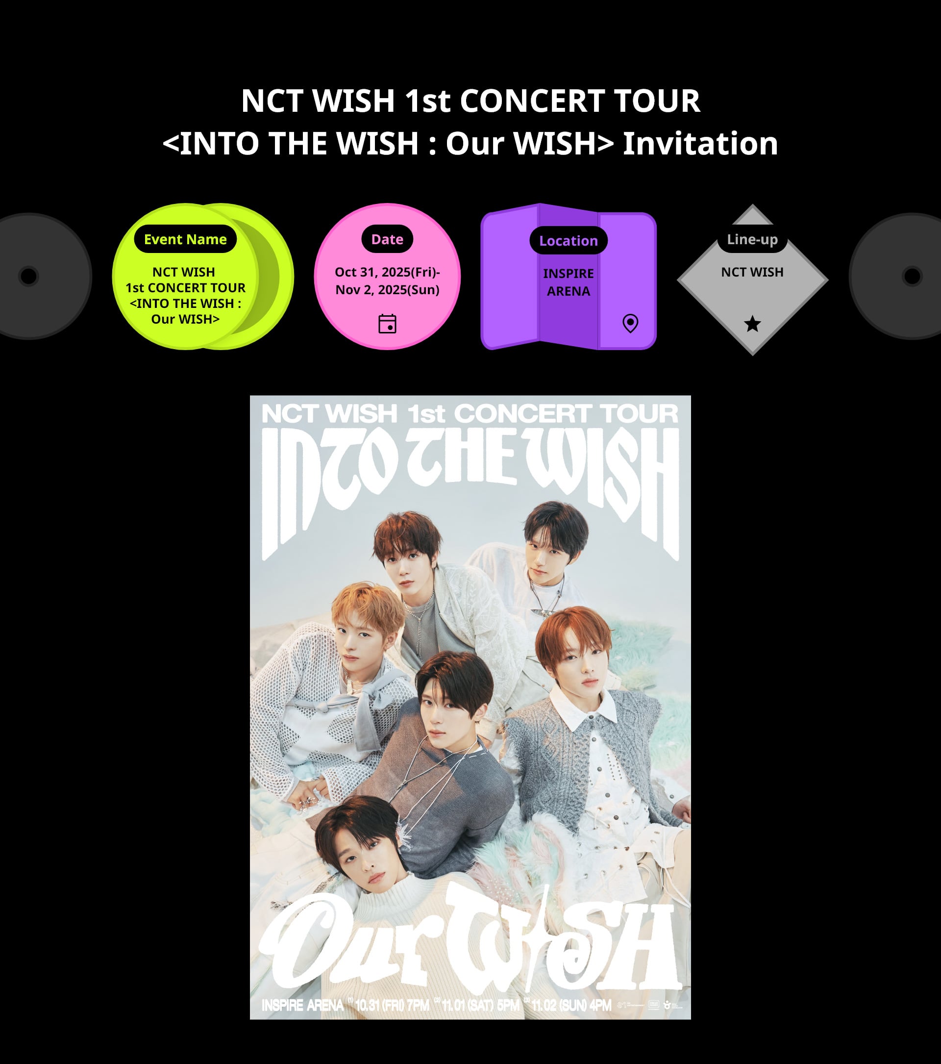 TICKET TO K-VIBE with NCT WISH 1st CONCERT TOUR in INCHEON : VISITKOREA ...